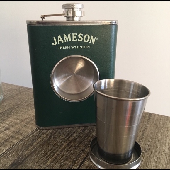 jameson | Other | Jameson Whisky Flask W Shot Glass | Poshmark